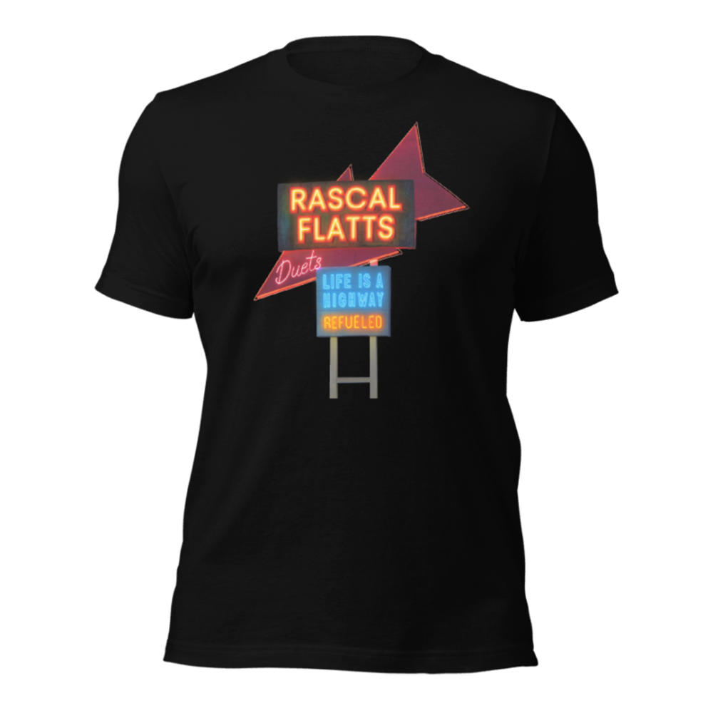 Rascal Flatts - Life Is A Highway Refueled Duets T-Shirt - Big Machine ...